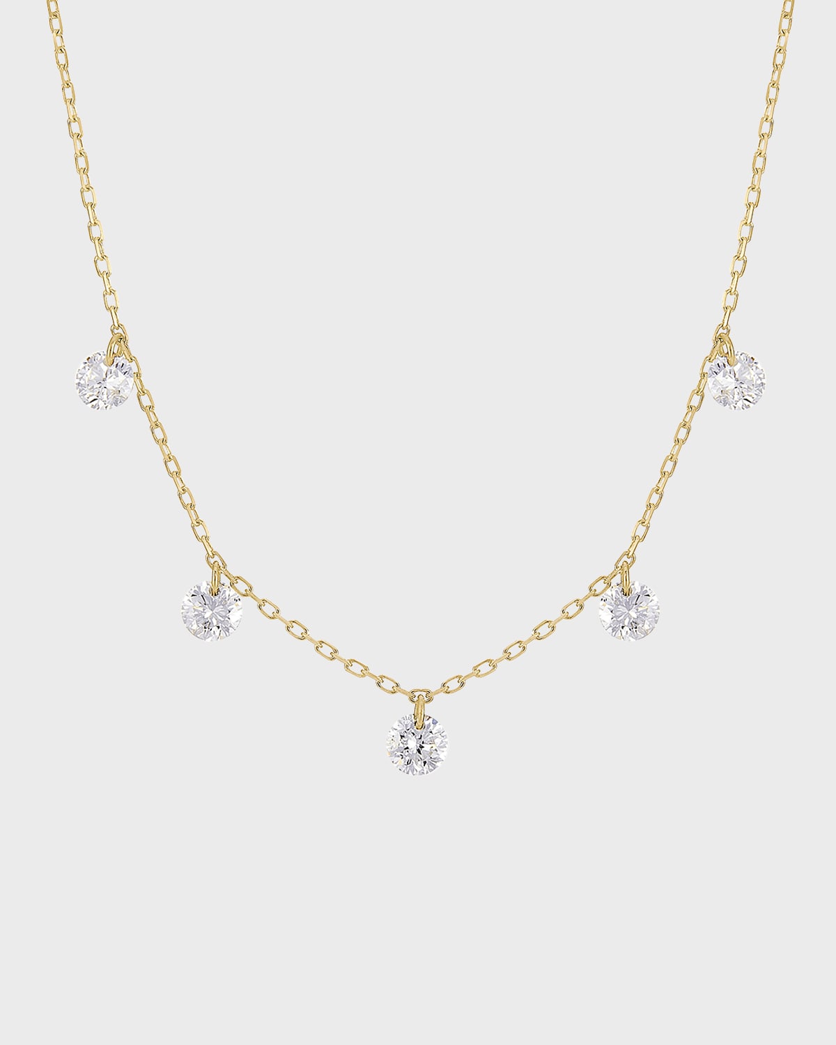 Round Cut Diamond Necklace | Neiman Marcus