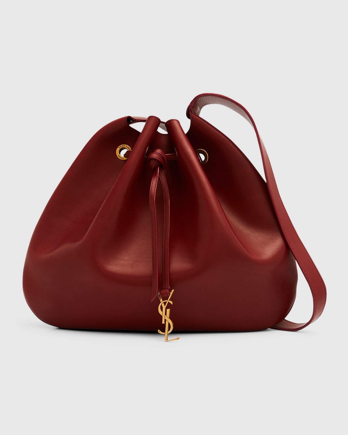 Leather Drawstring Bag | Neiman Marcus