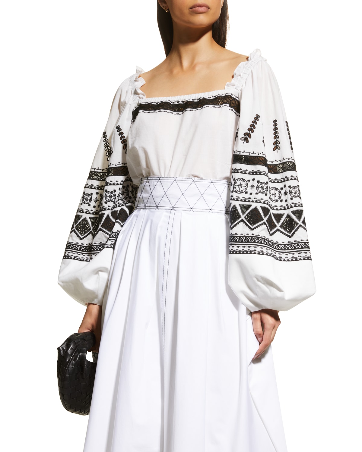 Womens Embroidered Blouse | Neiman Marcus