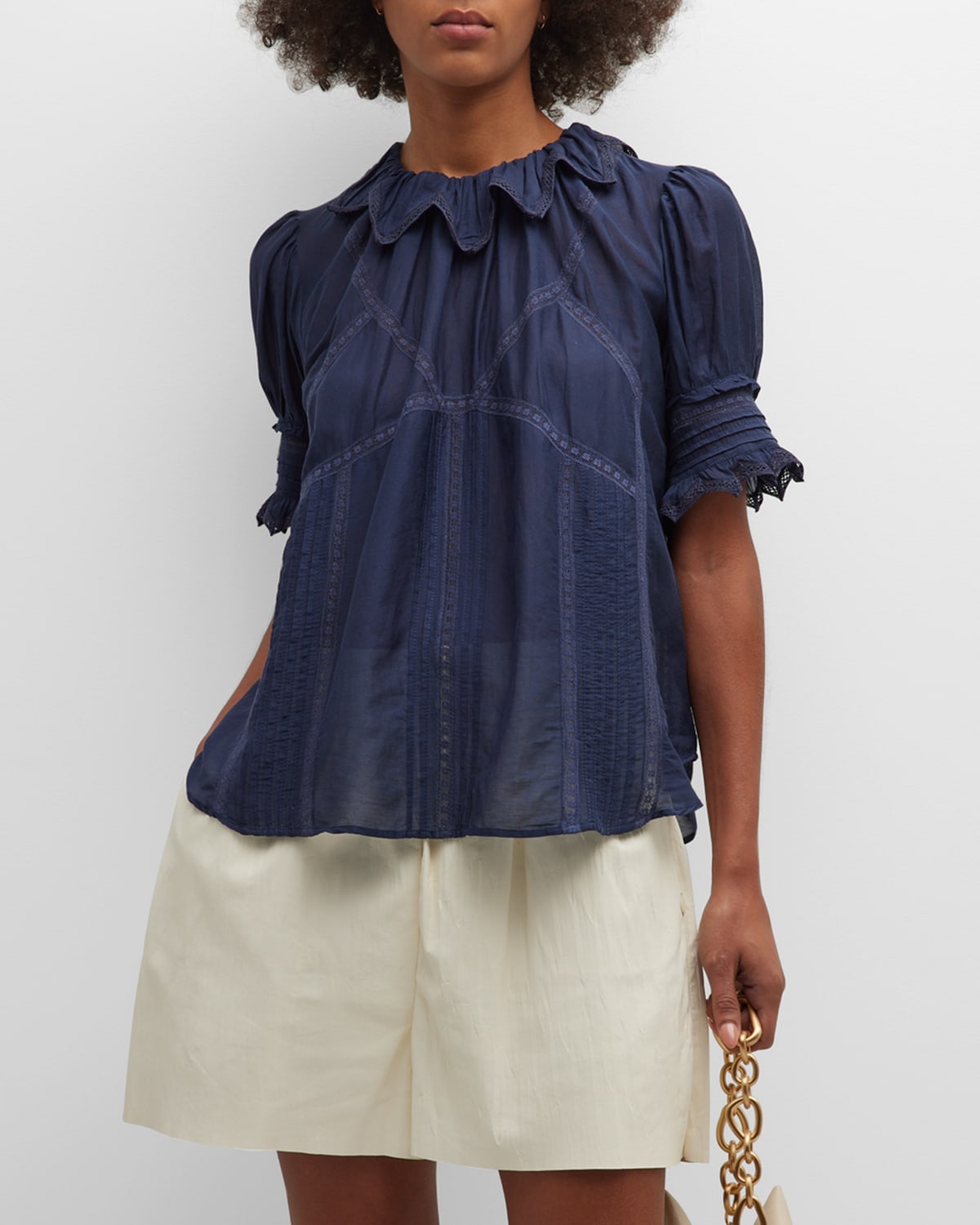 Womens Embroidered Top | Neiman Marcus