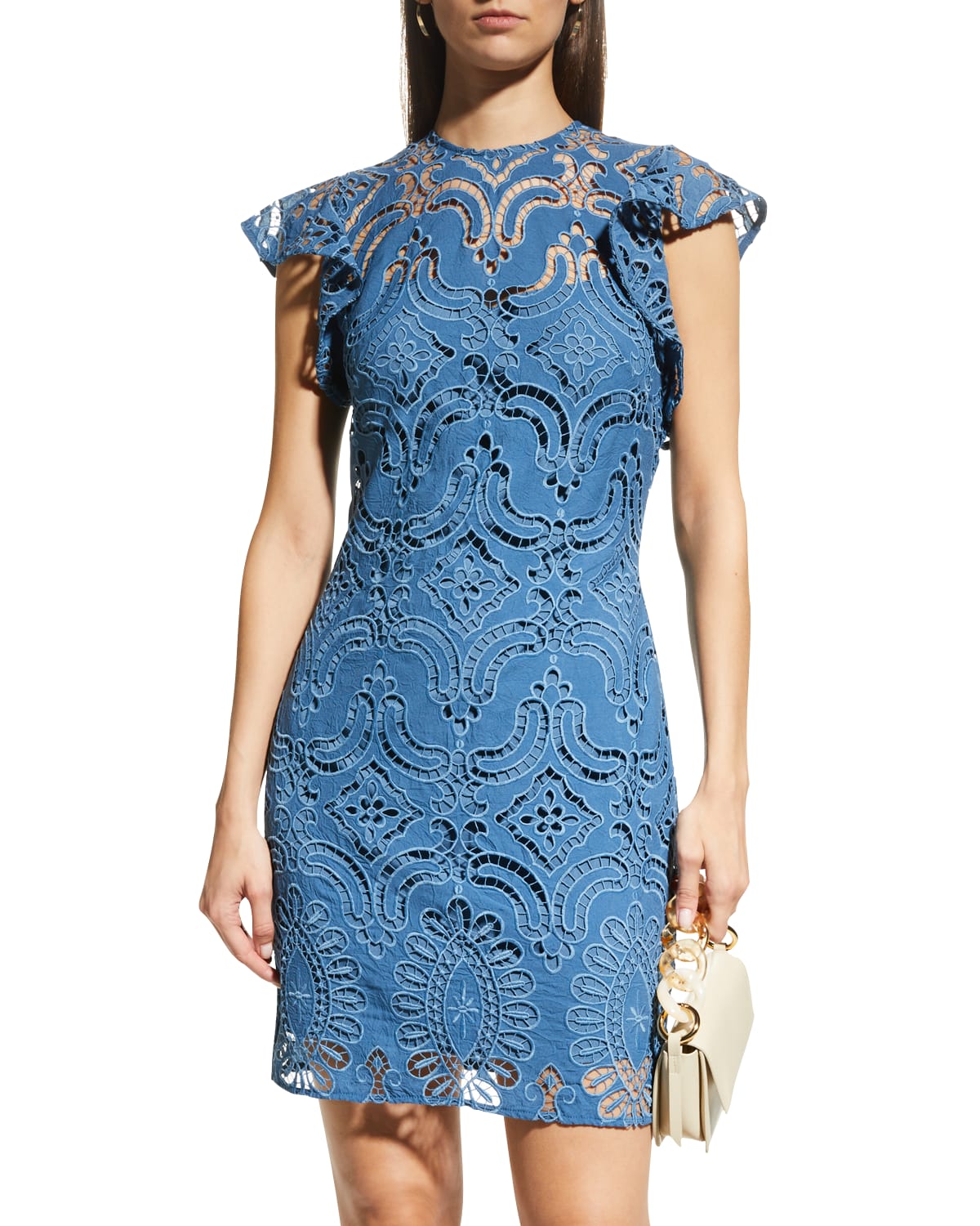 High Neckline Dress | Neiman Marcus