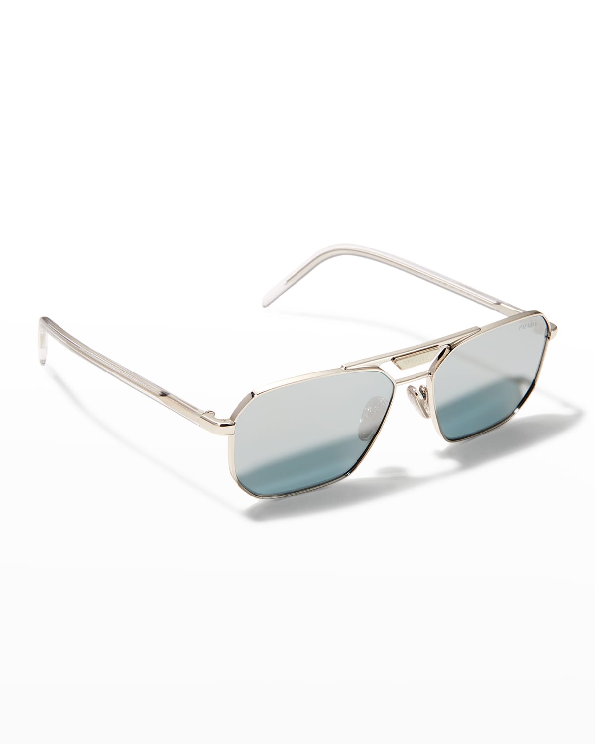 Silver Metal Frames Sunglasses | Neiman Marcus