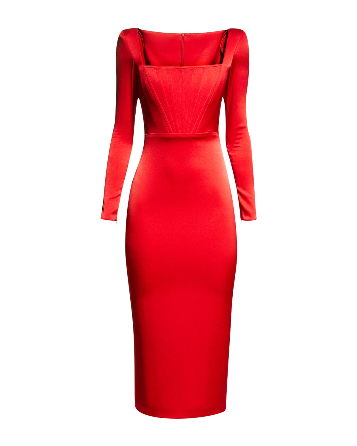 Satin Cocktail Dress | Neiman Marcus