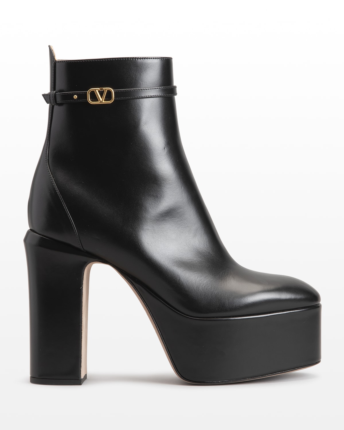 Black Platform Ankle Boots | Neiman Marcus