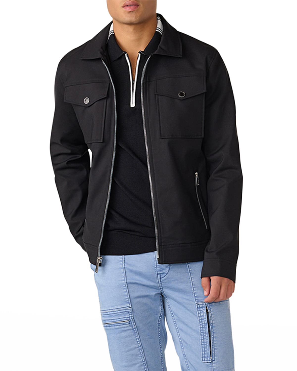 Polyester Spandex Jacket | Neiman Marcus