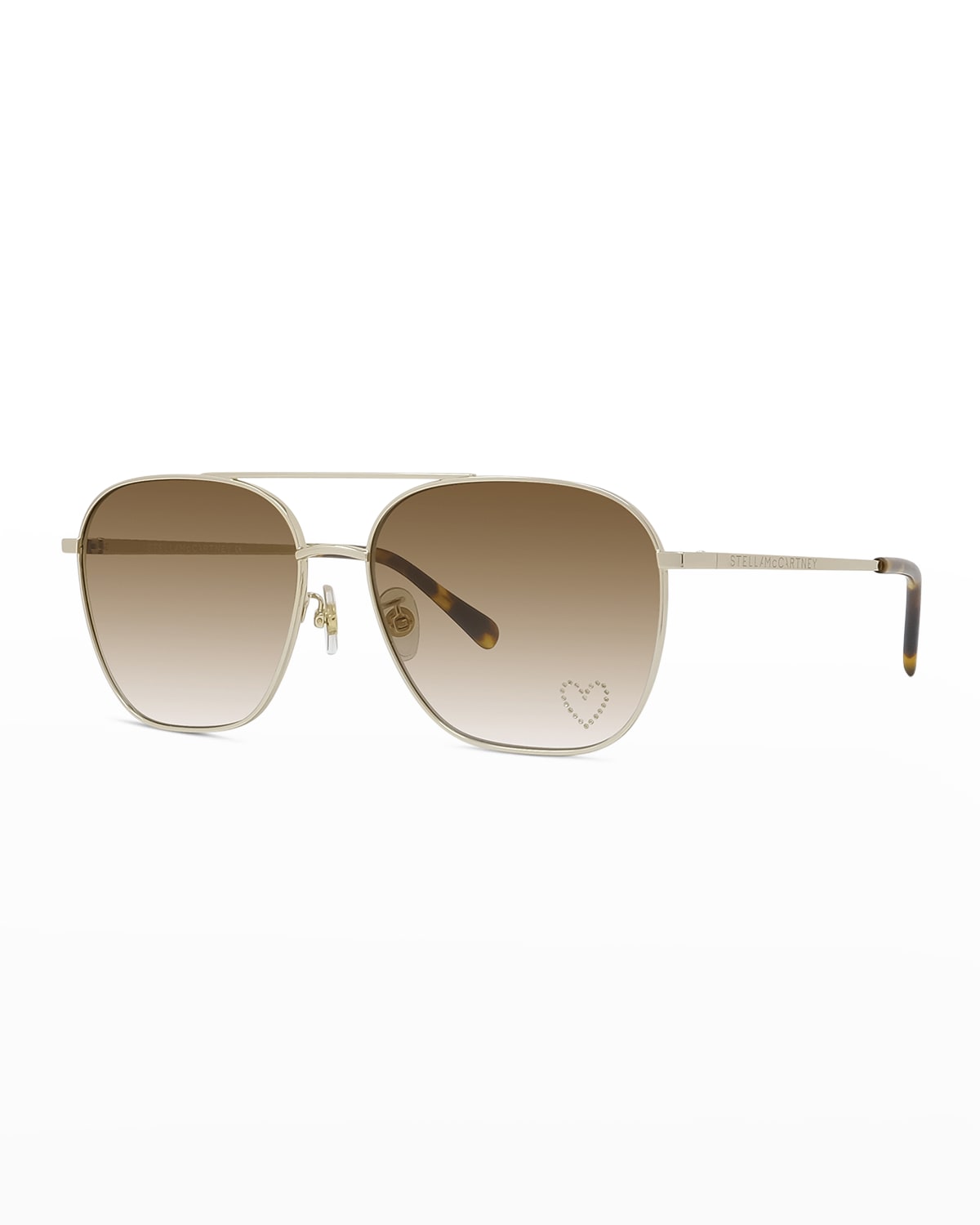 Brown Shiny Sunglasses | Neiman Marcus