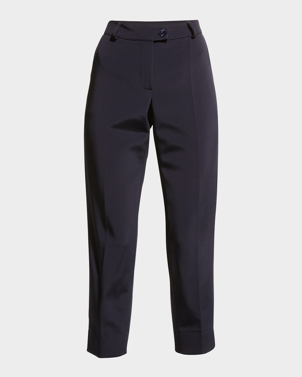 Flat Front Side Zip Pants | Neiman Marcus