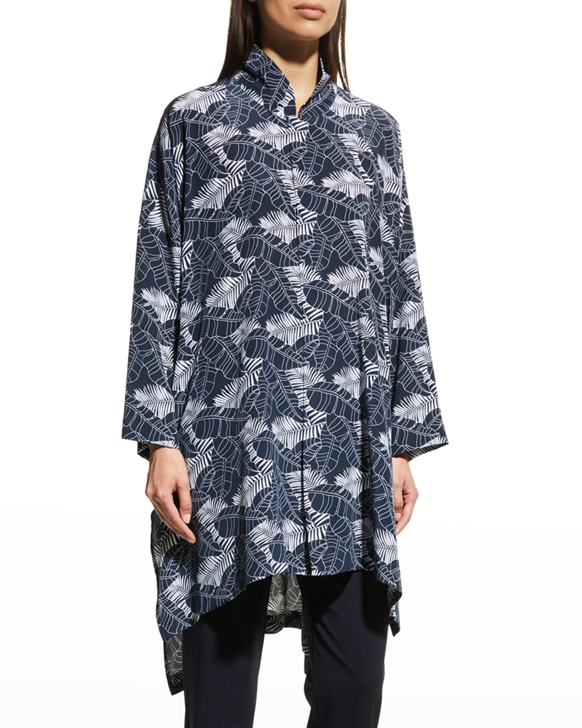 Mandarin Collar Top | Neiman Marcus