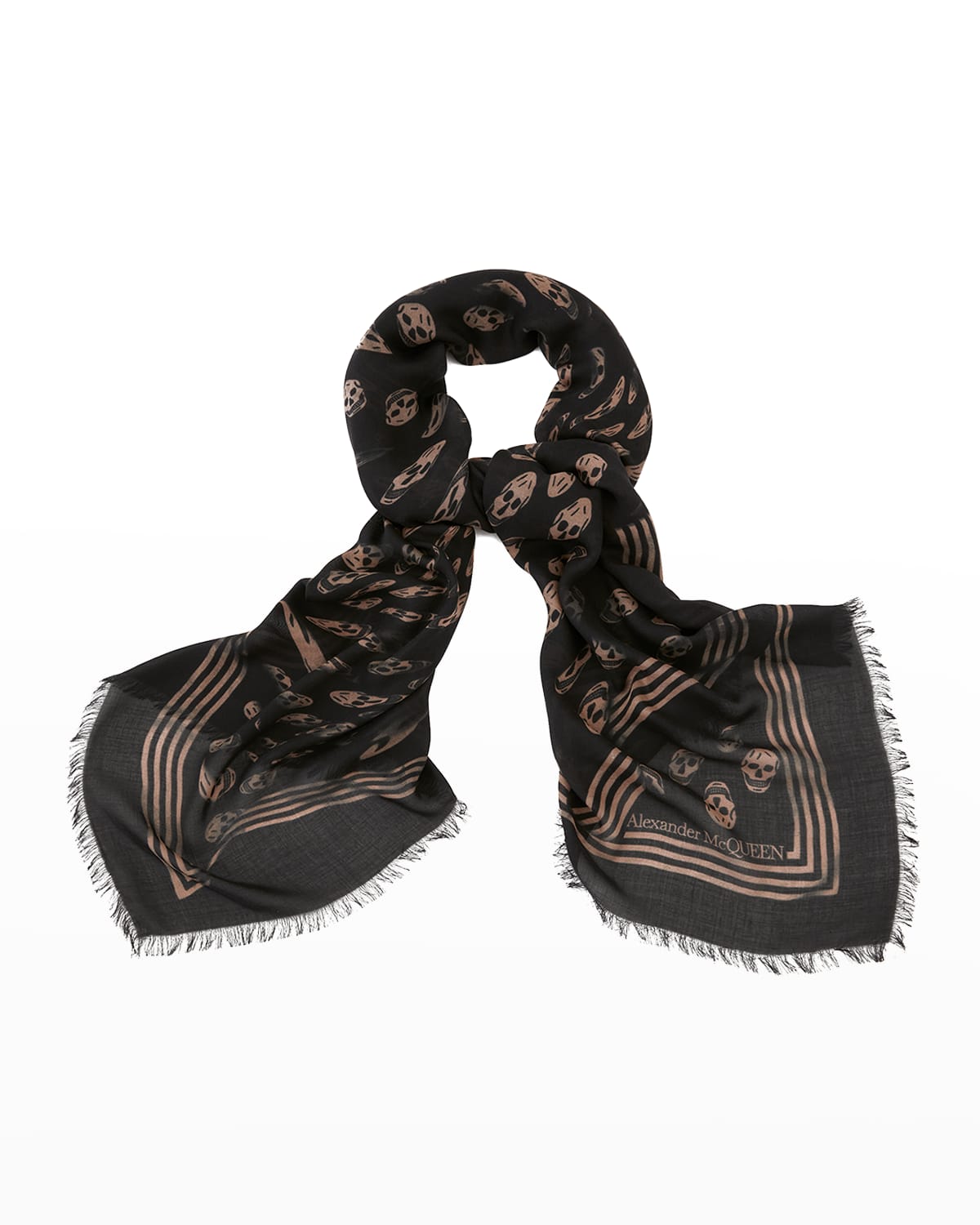 Alexander Mcqueen Square Scarf | Neiman Marcus