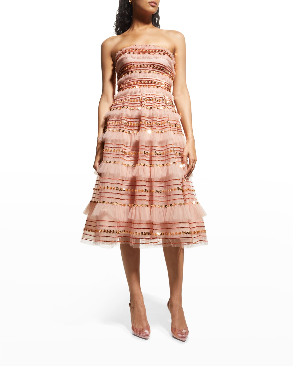 Beaded Cocktail Dress | Neiman Marcus