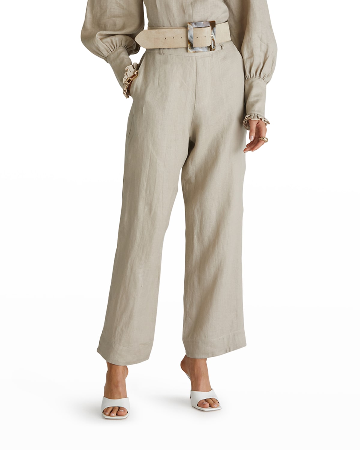 Womens Linen Pants | Neiman Marcus
