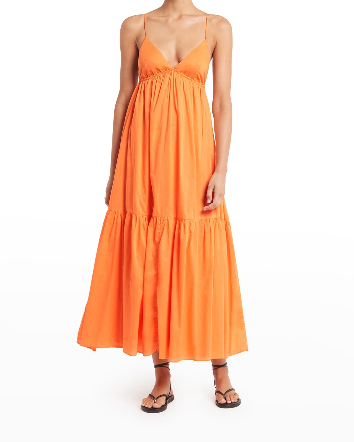 Spaghetti Straps Maxi Dress | Neiman Marcus