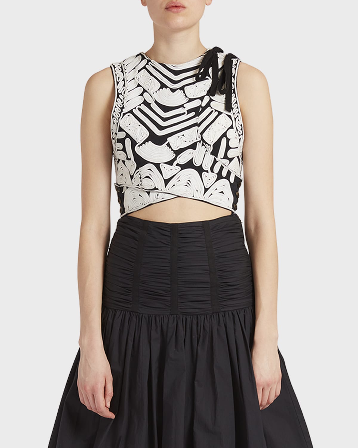 Womens Embroidered Top | Neiman Marcus