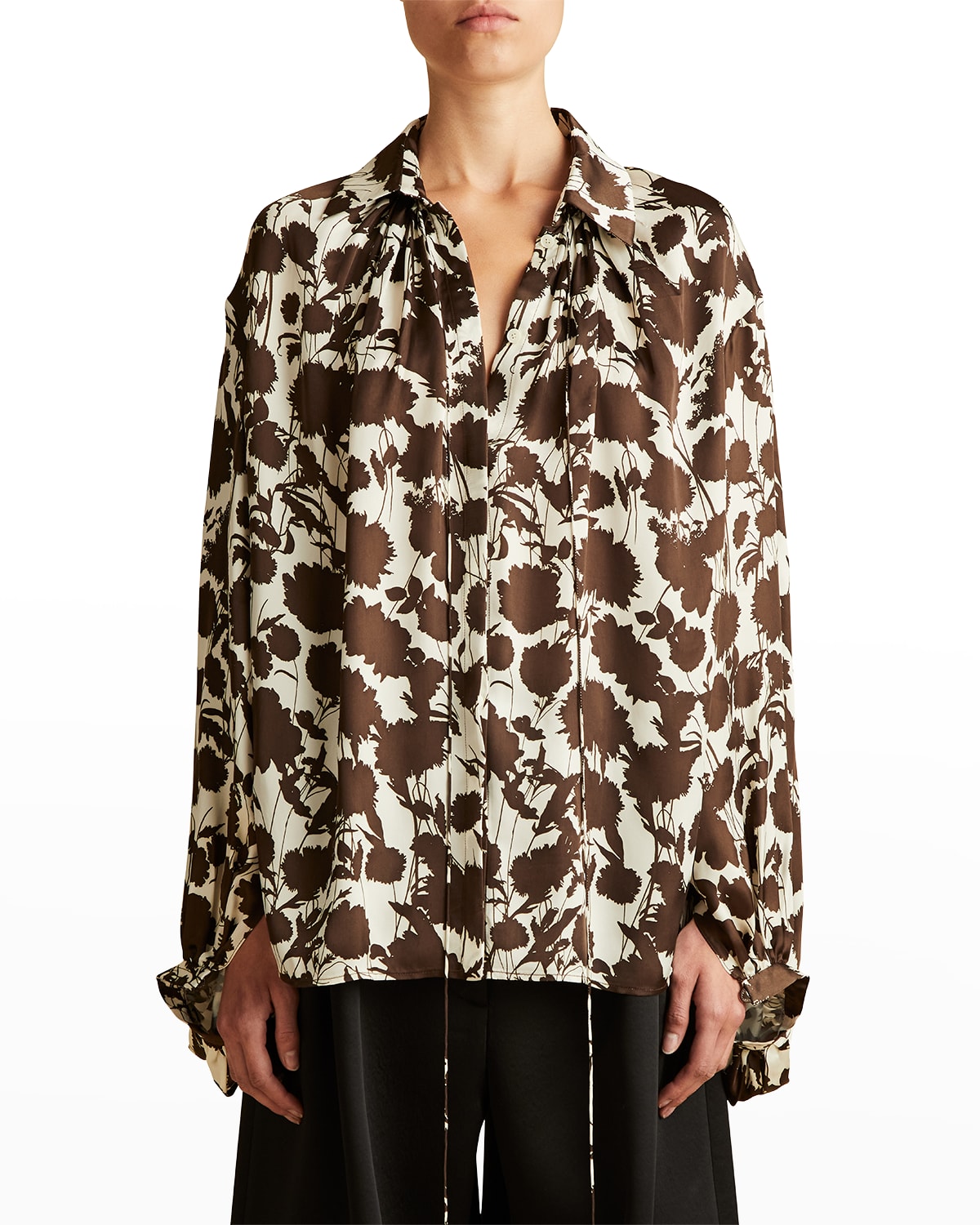 Fitted Lace Top | Neiman Marcus