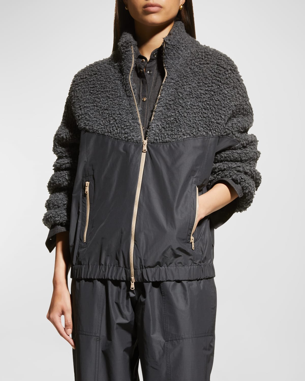 Womens Front Zip Jacket | Neiman Marcus