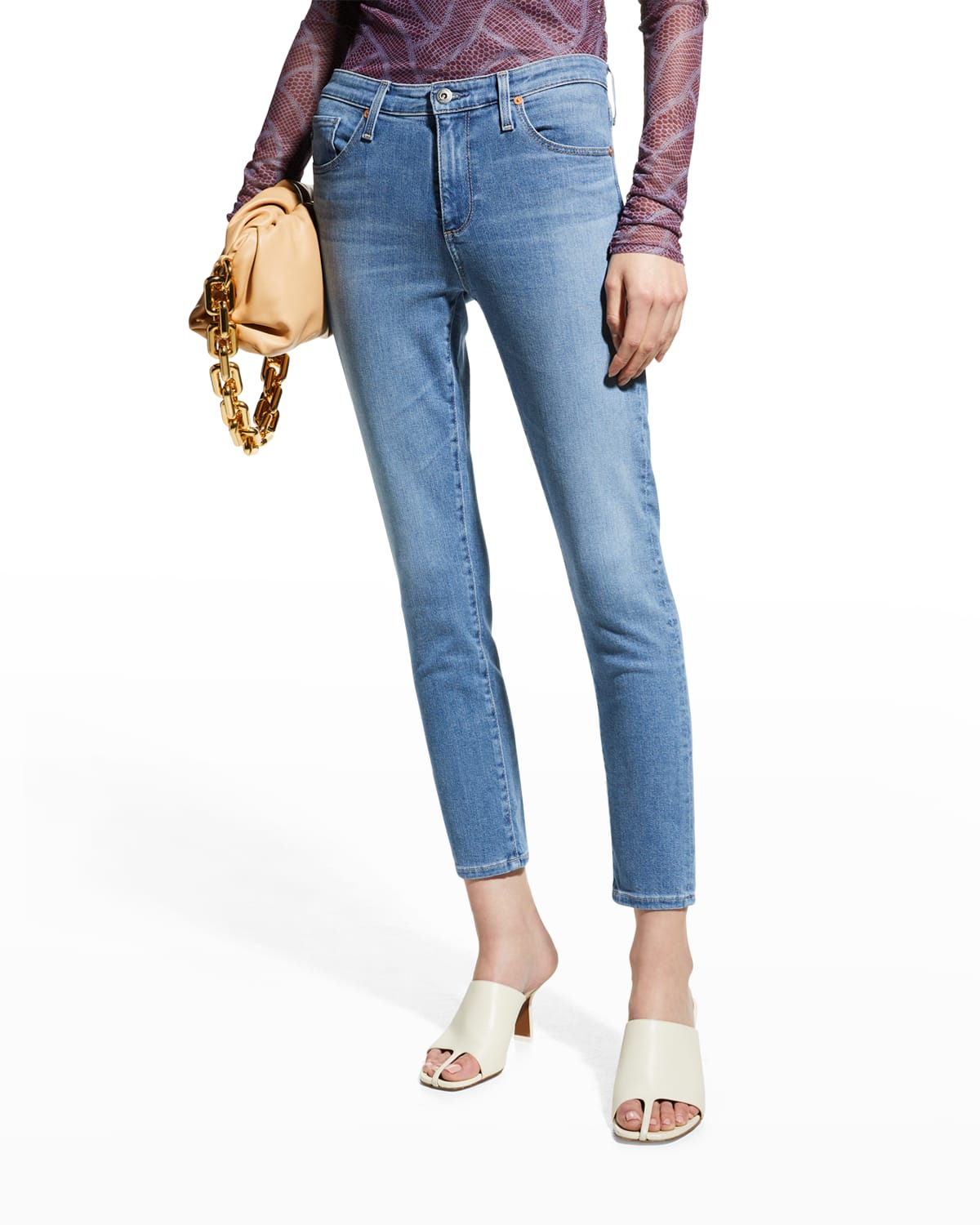 Denim Cigarette Jeans | Neiman Marcus