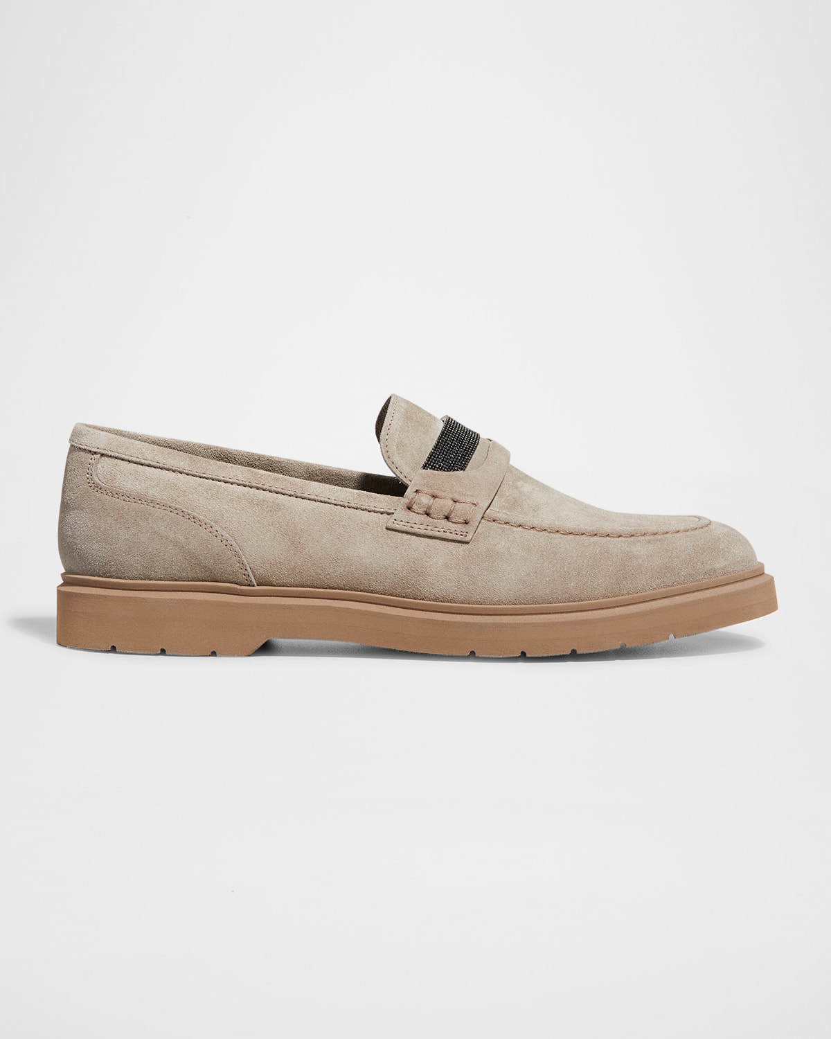 Taupe Suede Shoes | Neiman Marcus
