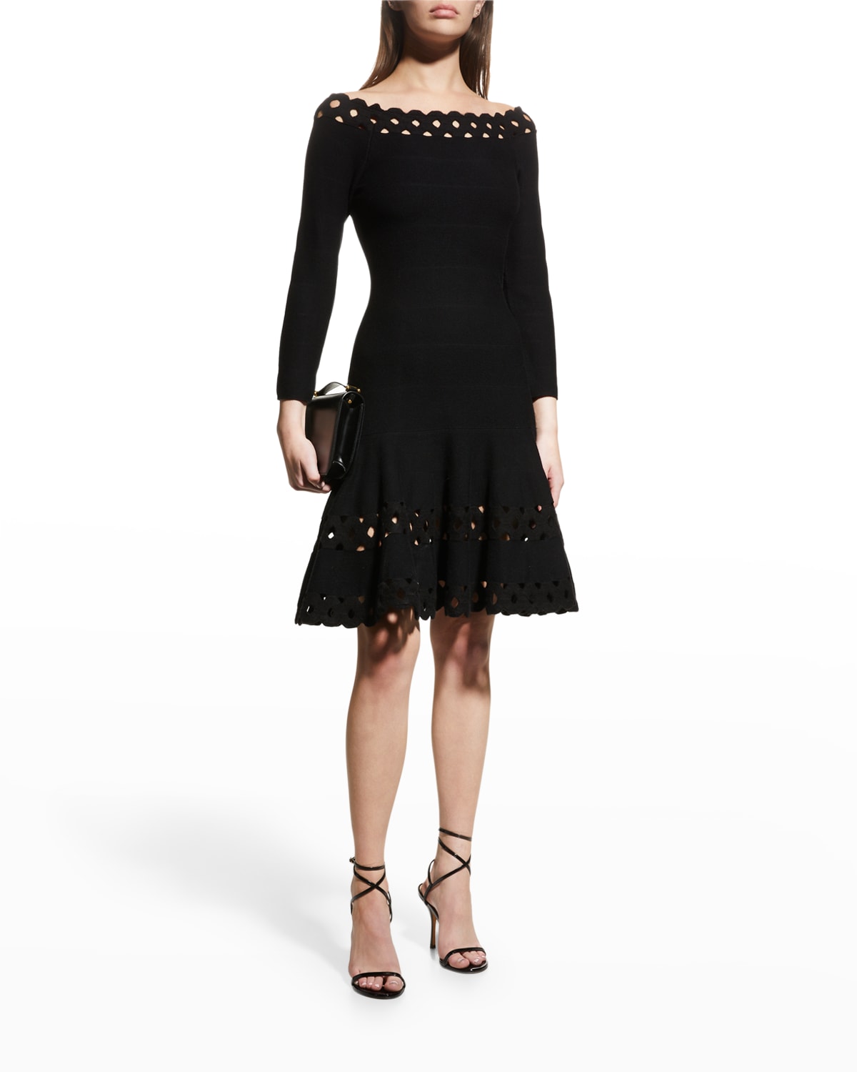 Laser Cut Dress | Neiman Marcus