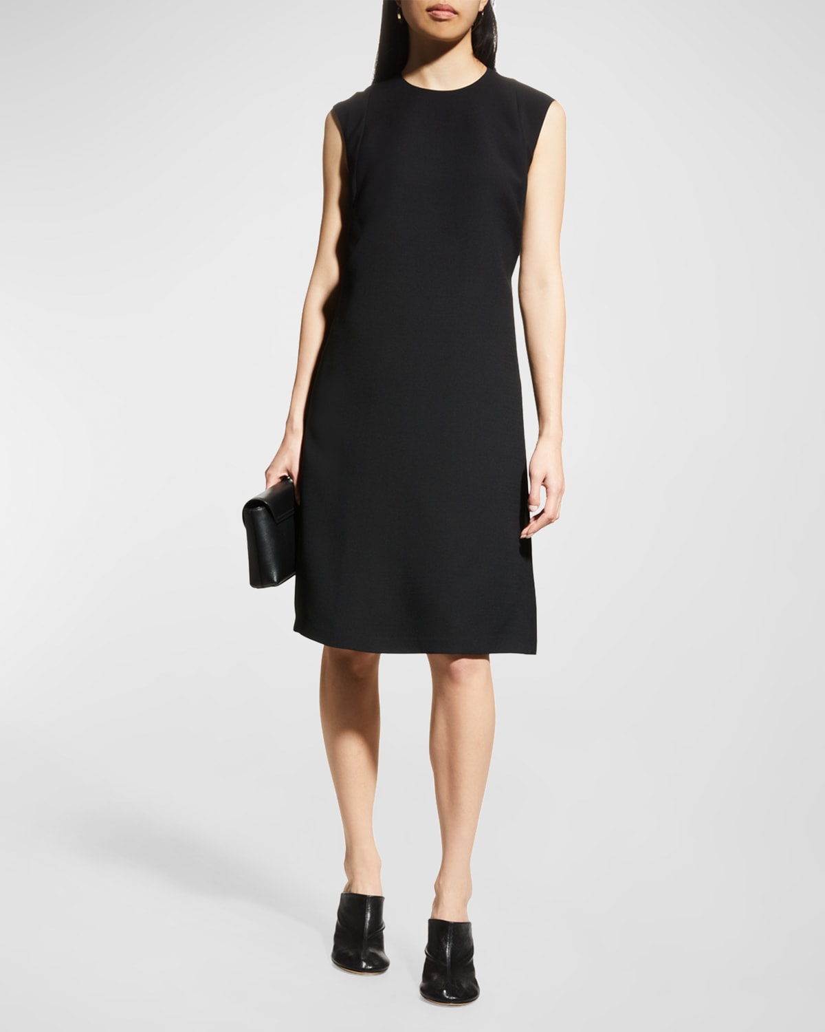 Jewel Neckline Dress | Neiman Marcus
