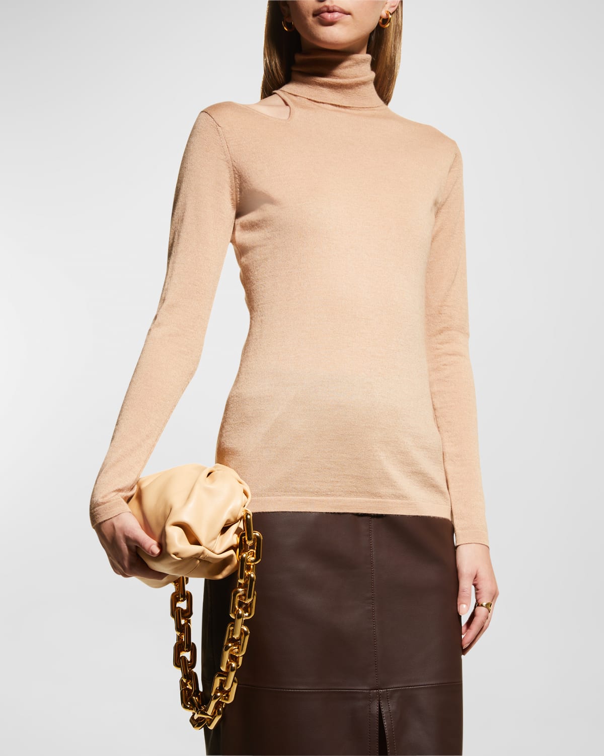 Brown Cashmere Sweater | Neiman Marcus