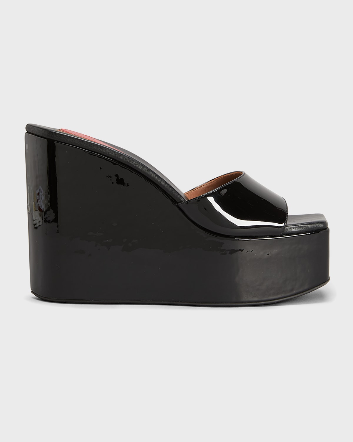 Black Patent Leather Sandal | Neiman Marcus