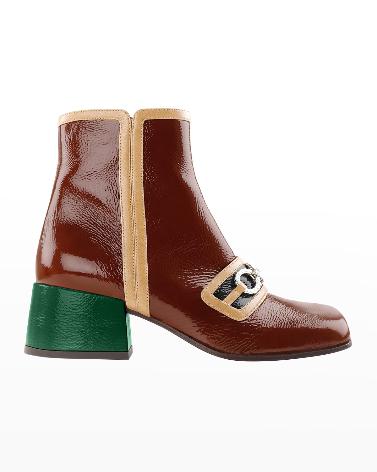 Patent Leather Bootie Shoes | Neiman Marcus