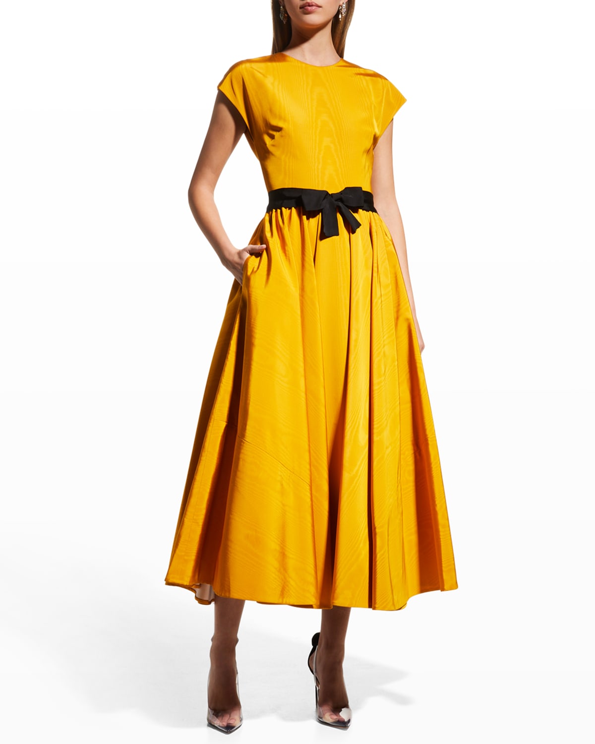 Womens Cap Sleeves Dress | Neiman Marcus