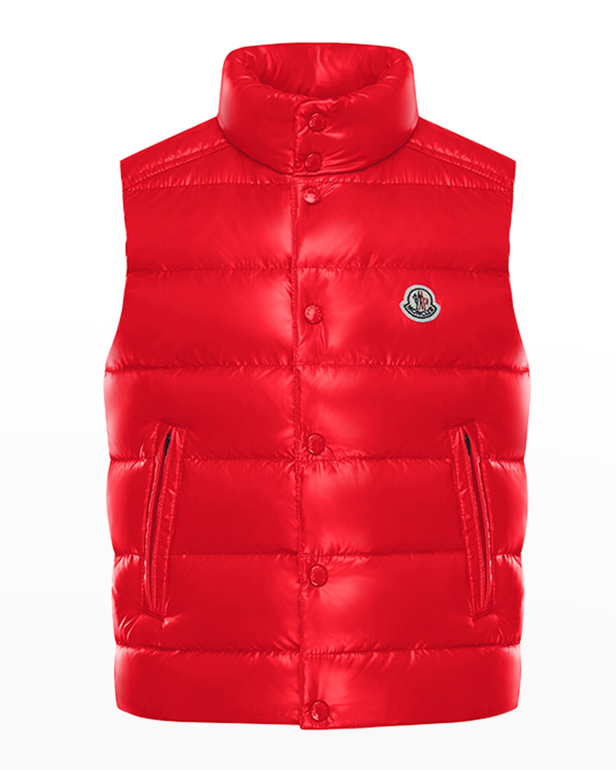 Red moncler vest mens store