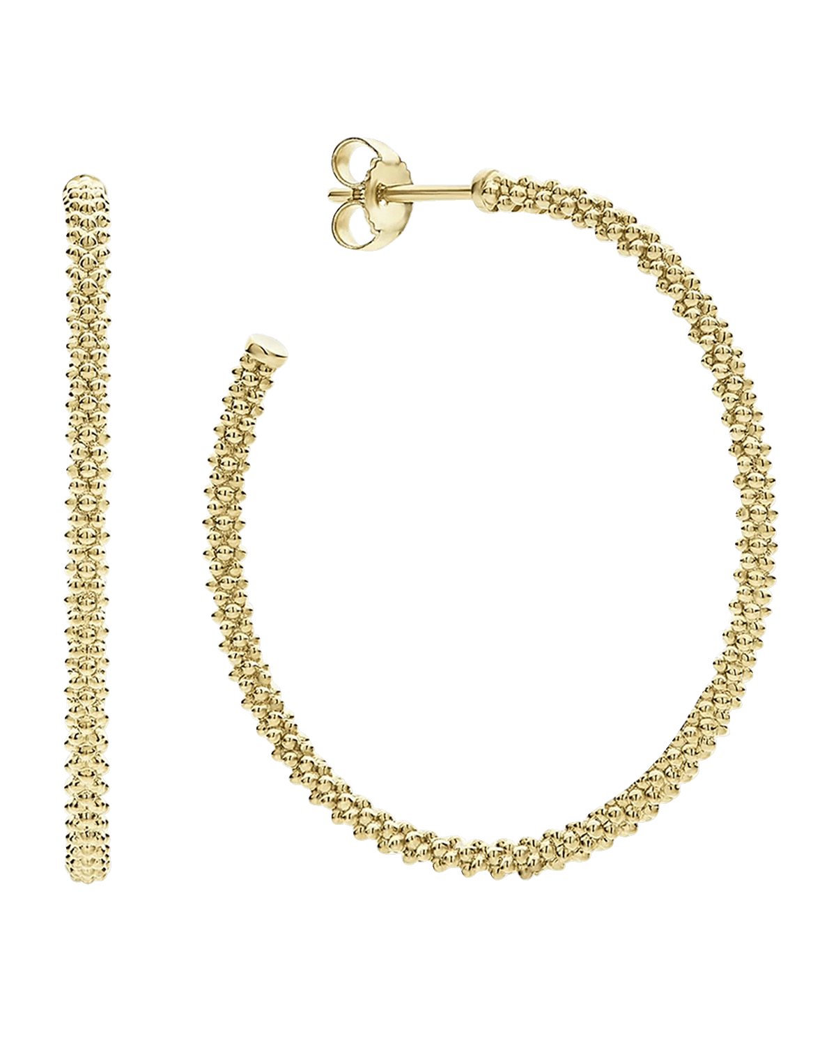 Persee Tourbillon Three Interlock Circle and Diamond Earring, Single ...