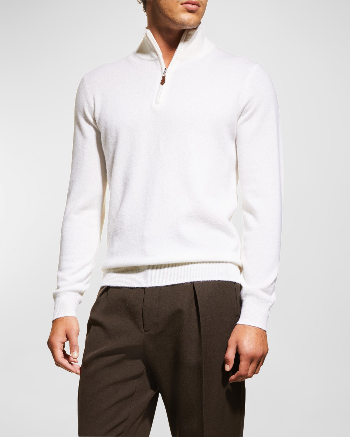 White Cashmere Sweater | Neiman Marcus