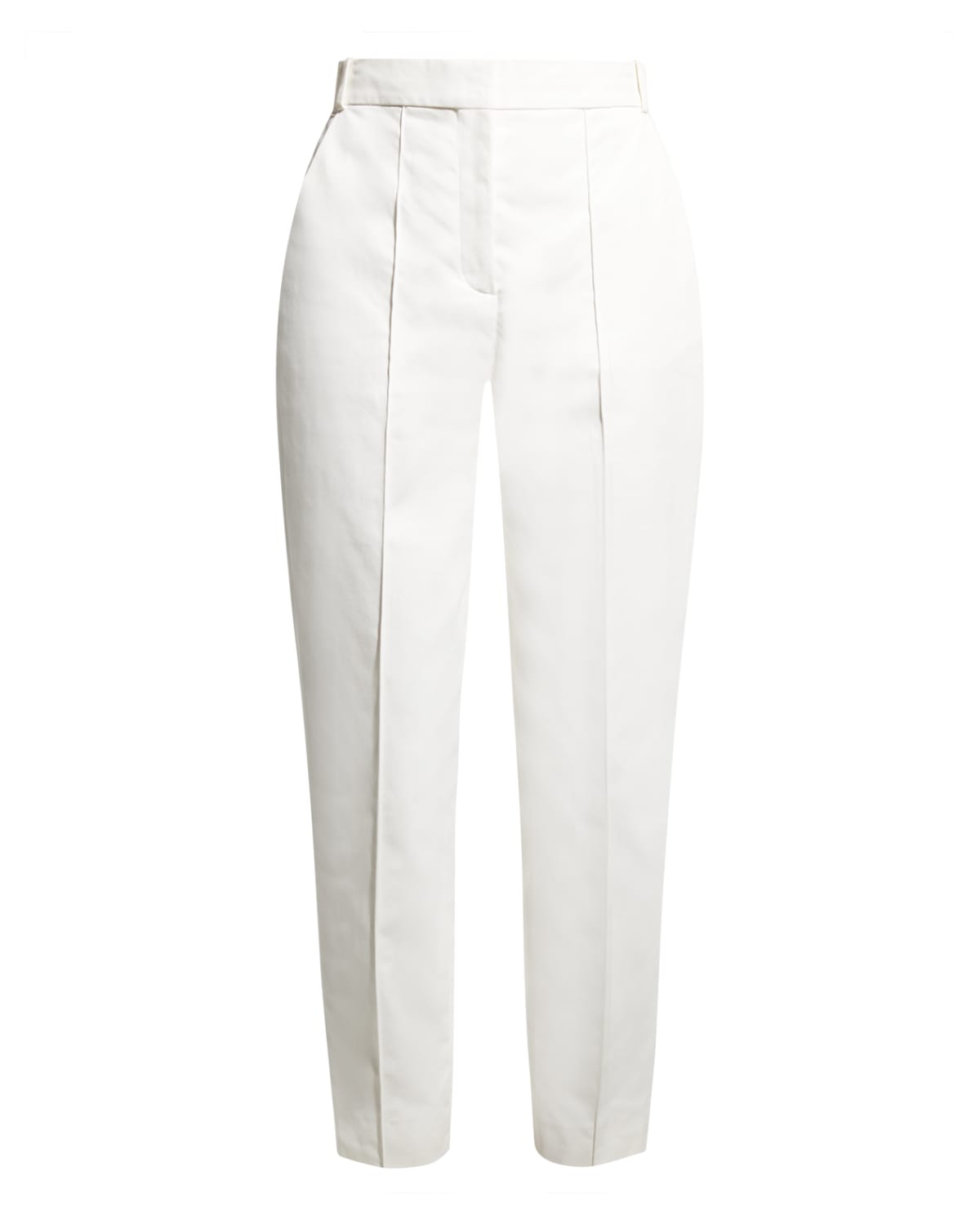 White Side Zip Pants | Neiman Marcus