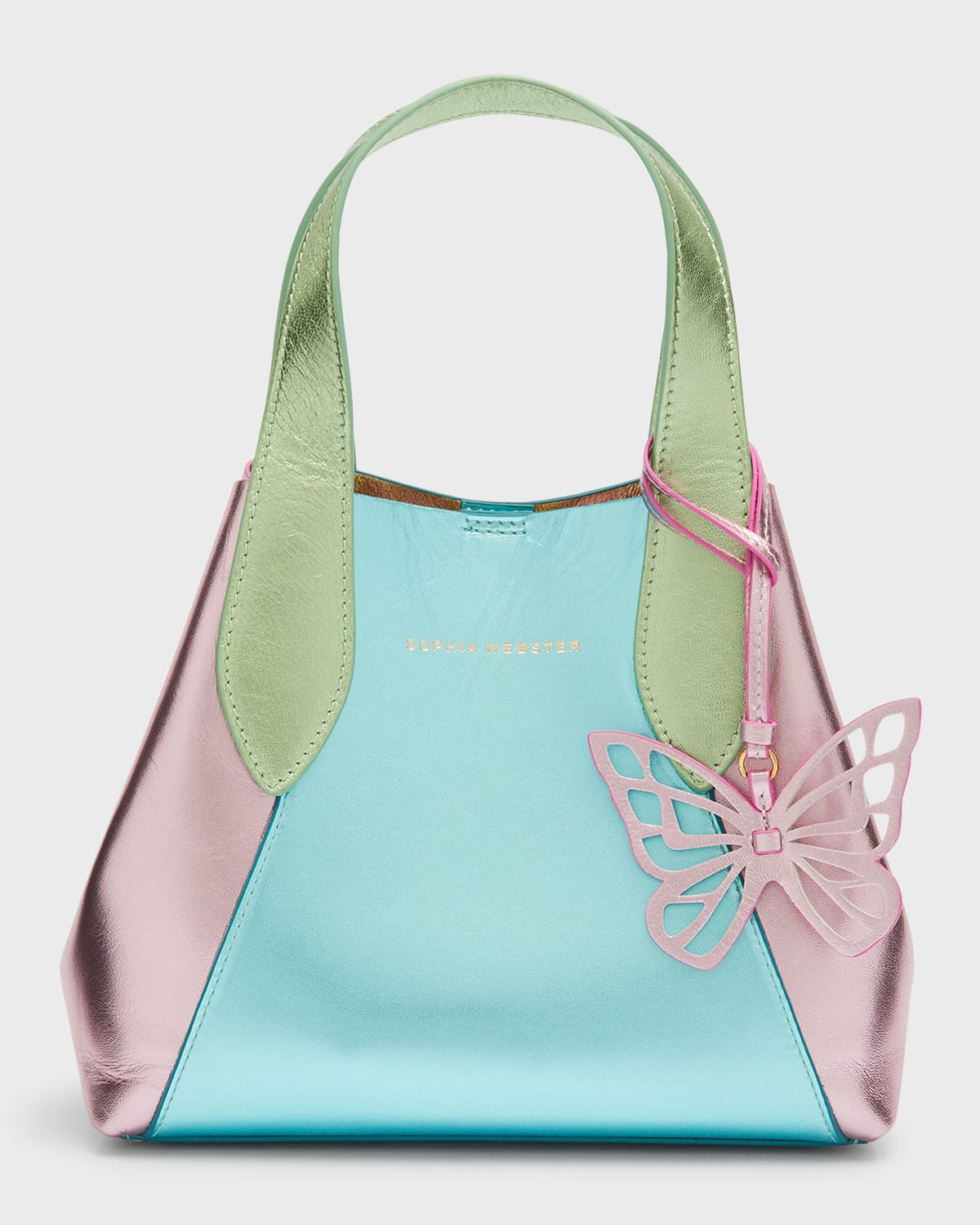 Colorblock Strap Tote Bag | Neiman Marcus