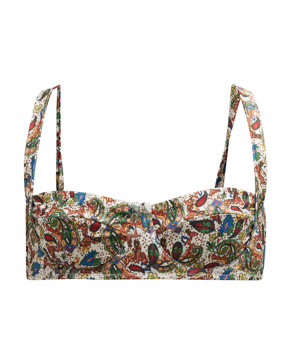 Tanya Taylor Laura Bandeau Bikini Top | Neiman Marcus