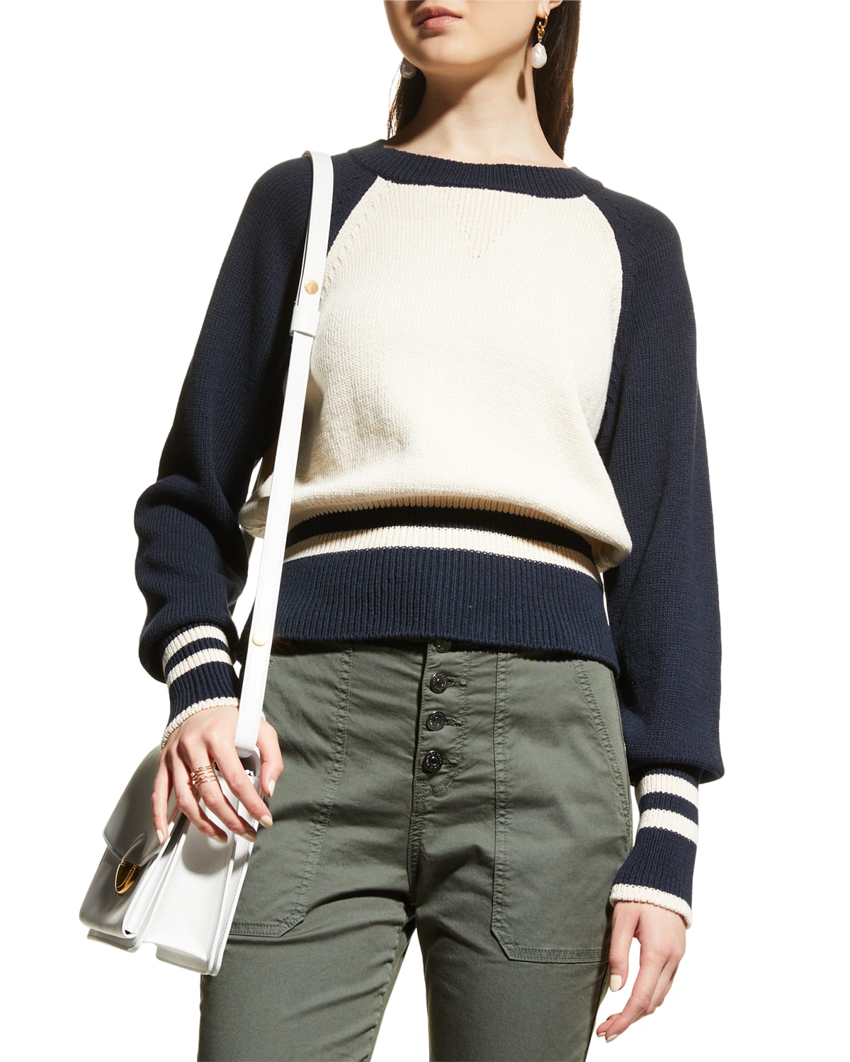 Ribbed Hem Sweater | Neiman Marcus