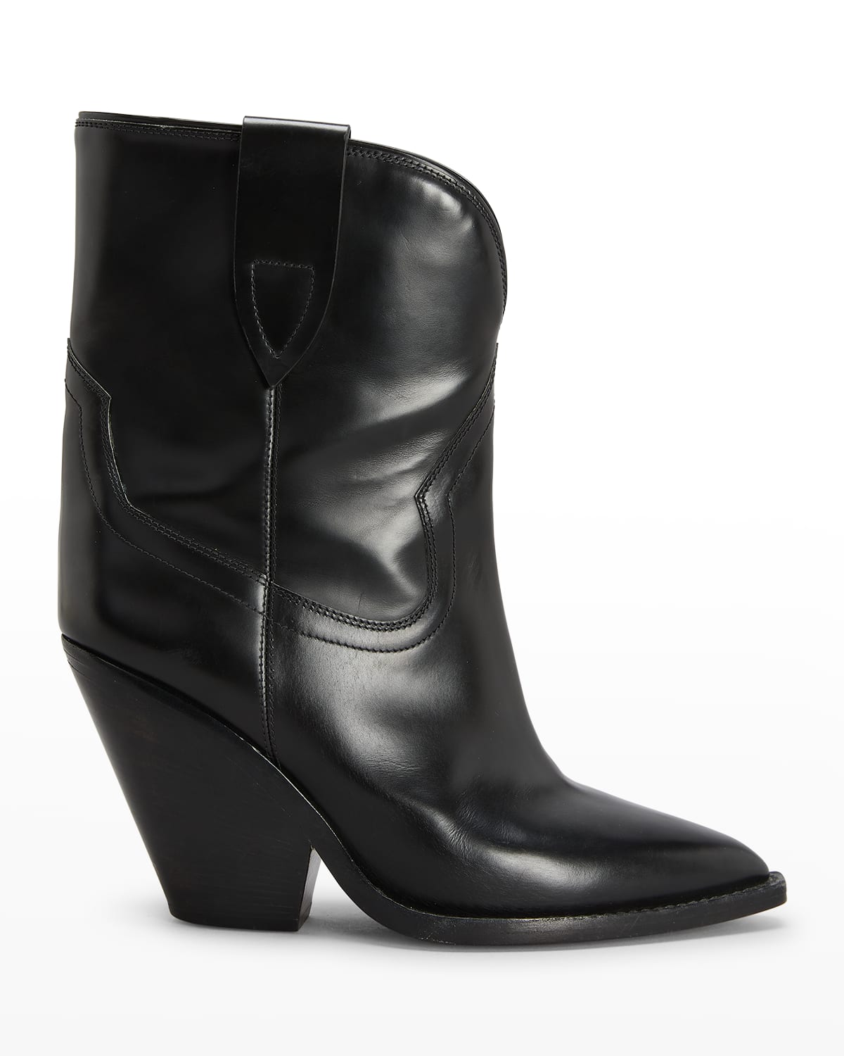 Pointed Toe Leather Boot | Neiman Marcus