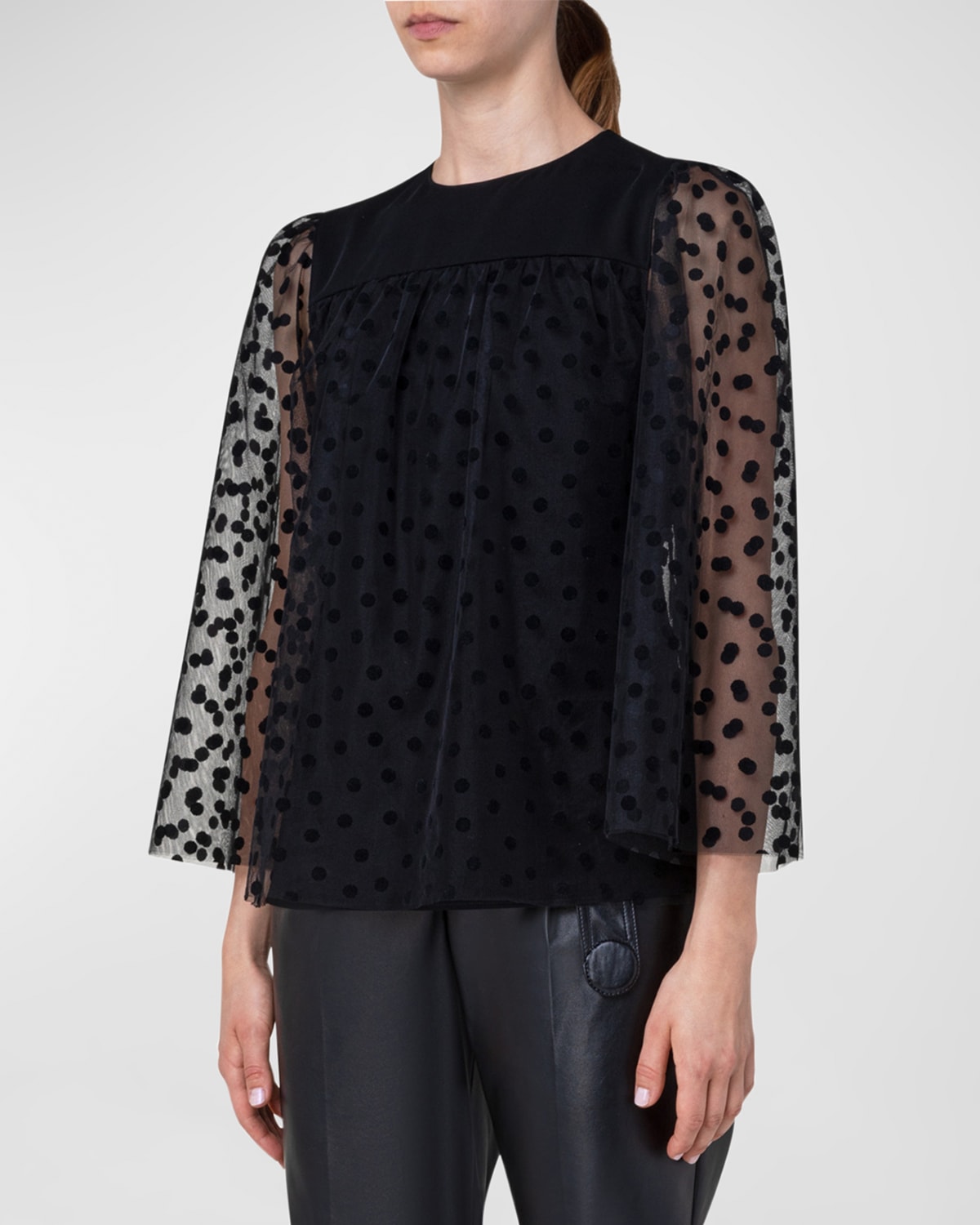 Womens Sheer Top | Neiman Marcus