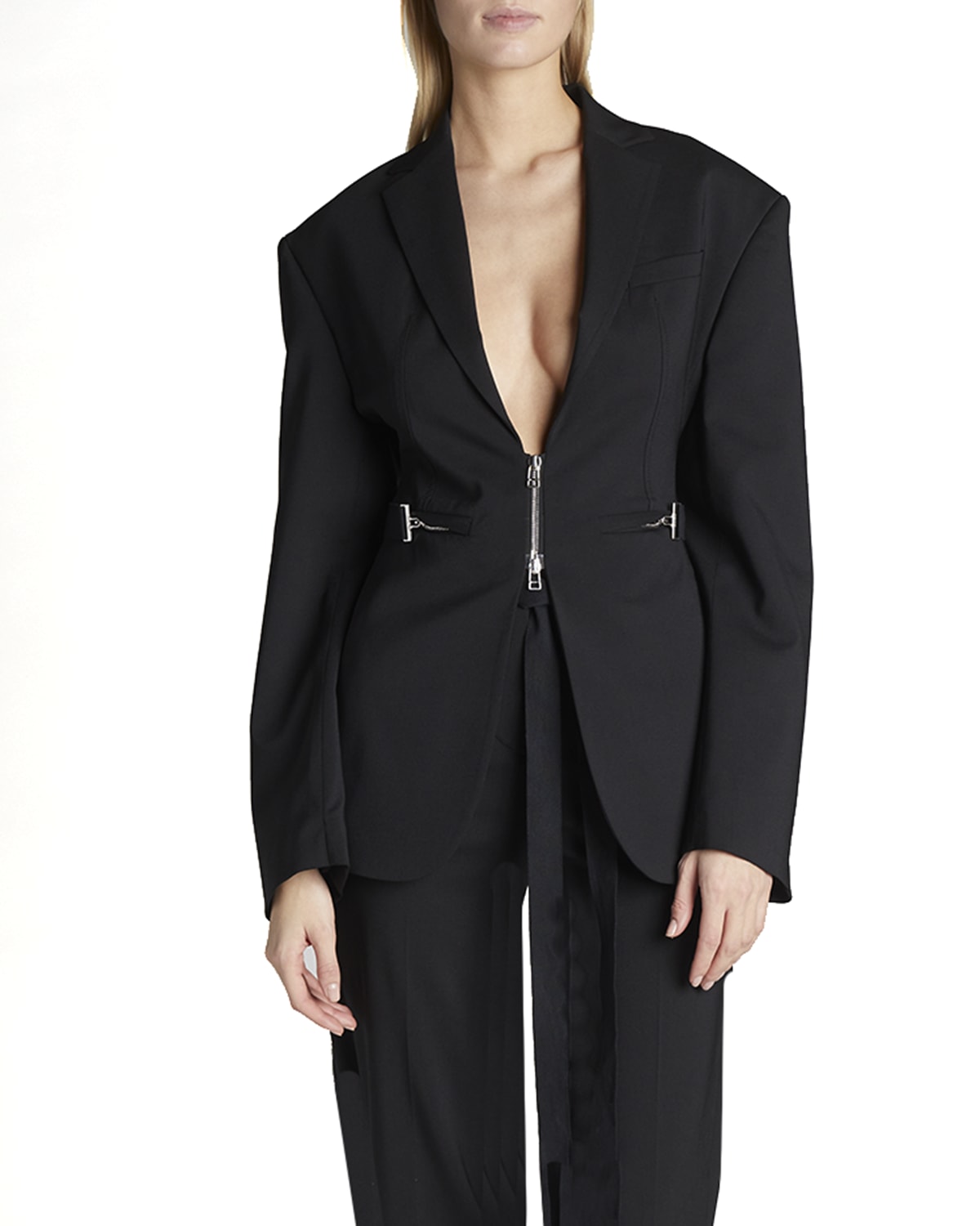 Womens Front Zip Jacket | Neiman Marcus