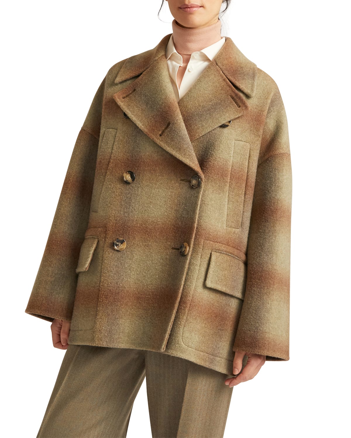 Long Sleeves Cashmere Coat | Neiman Marcus