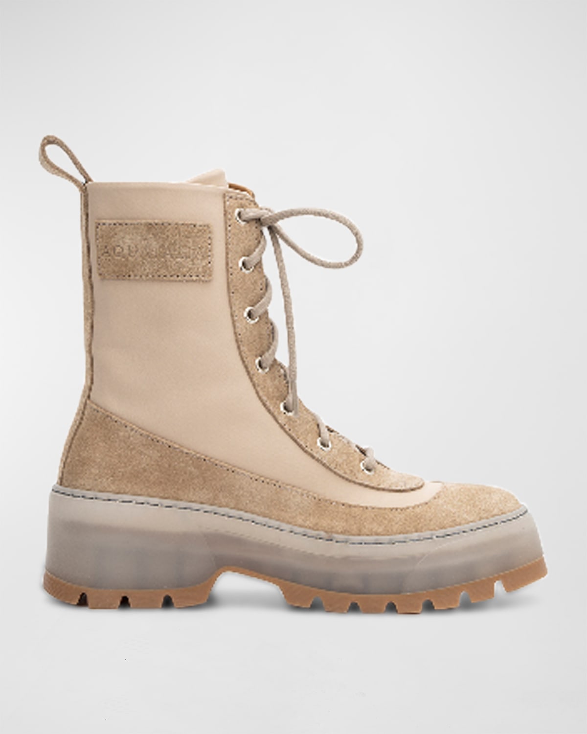 Lace Up Suede Boot | Neiman Marcus