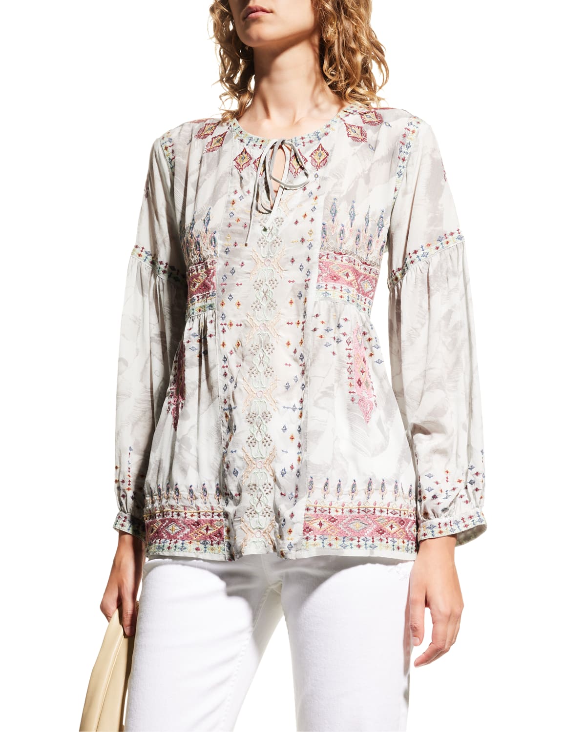 Womens Embroidered Blouse | Neiman Marcus