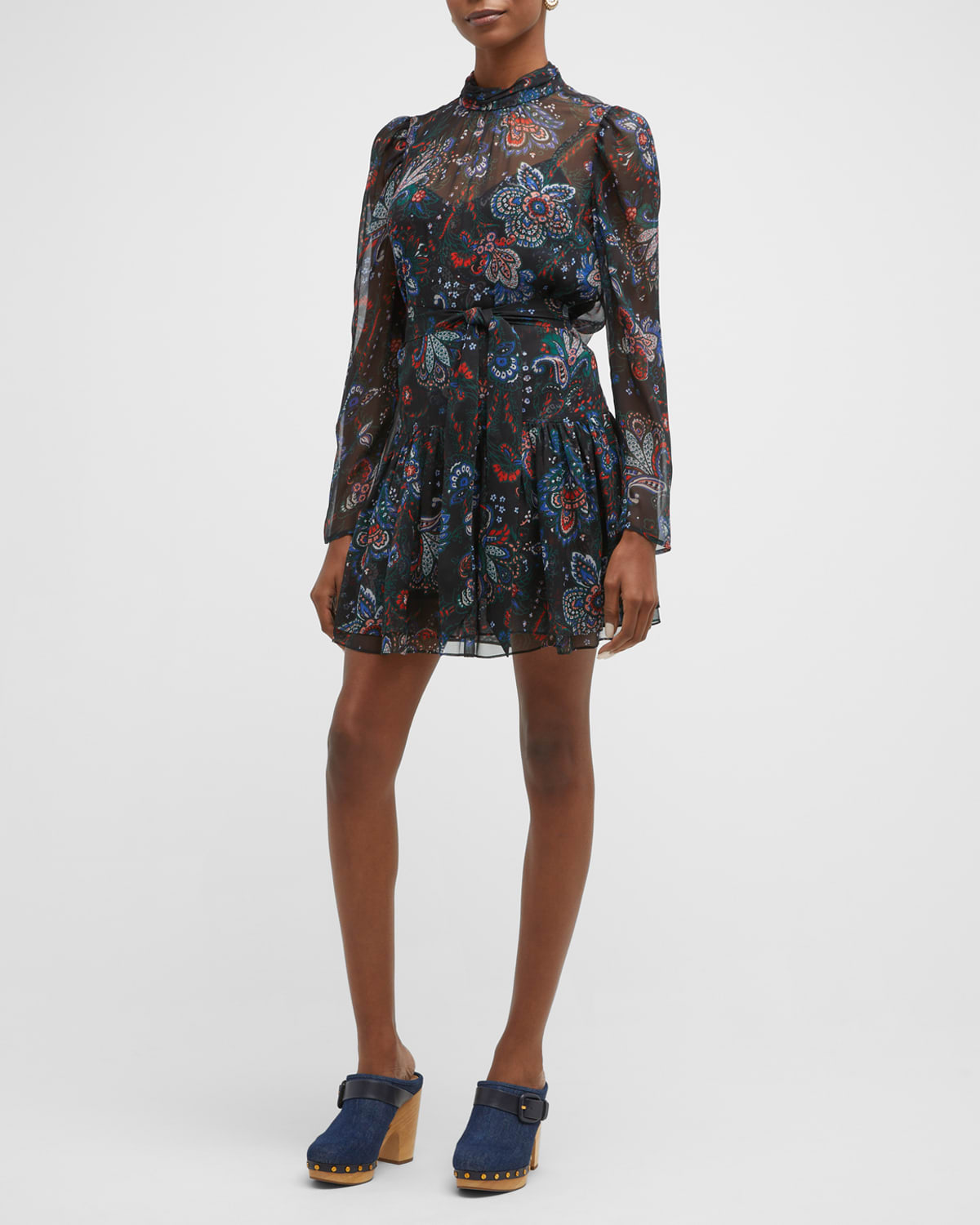 Sheer Cocktail Dress | Neiman Marcus