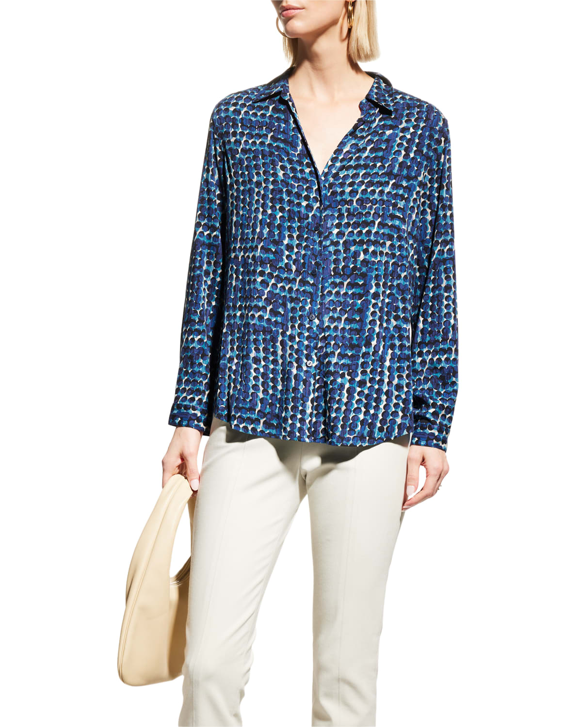 Geometric Print Top | Neiman Marcus