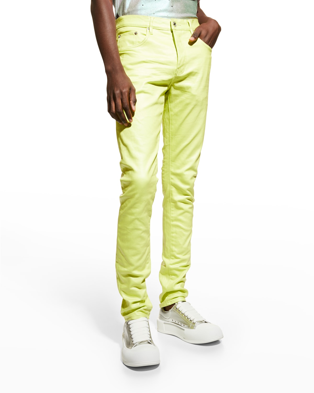 Purple Denim Jeans | Neiman Marcus