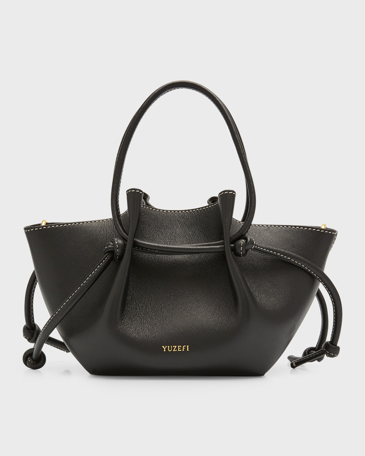 Leather Drawstring Bag | Neiman Marcus