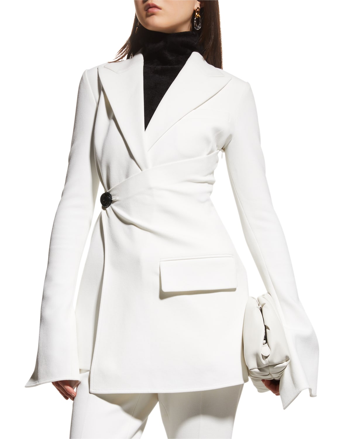 Womens Crepe Jacket | Neiman Marcus