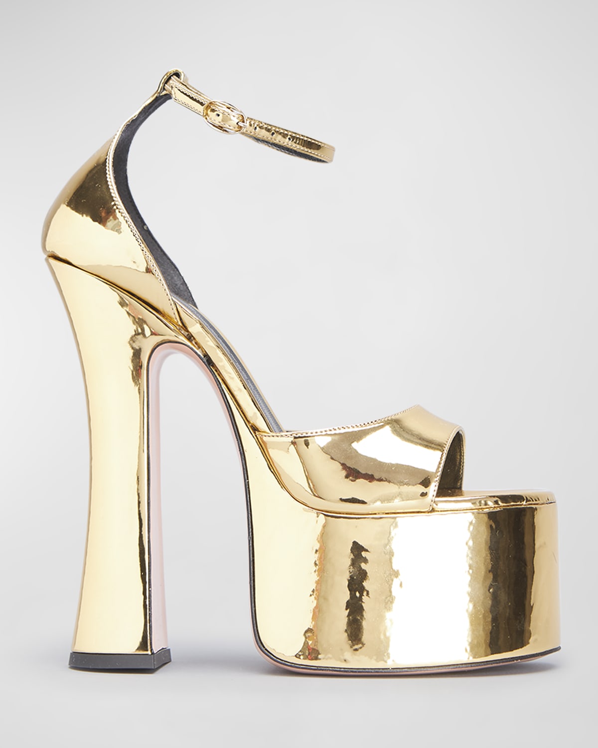 Gold Platform Sandal | Neiman Marcus