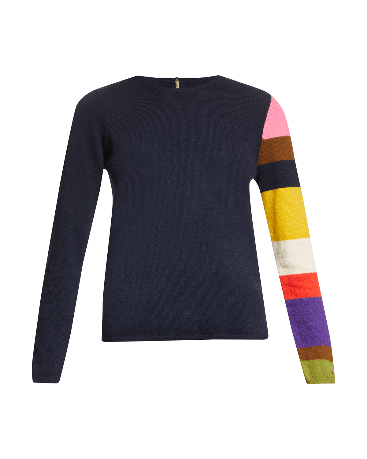 Weekend Max Mara Striped Raglan-Sleeve Cashmere Sweater | Neiman Marcus