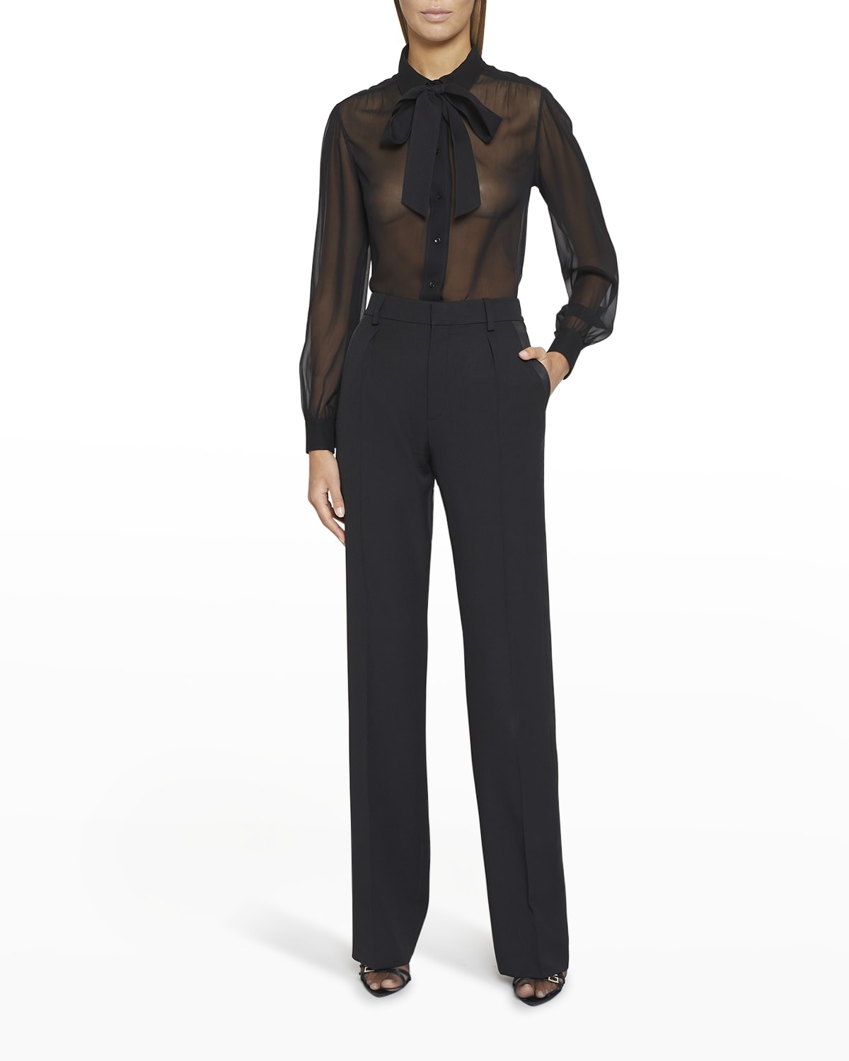 Womens Sheer Top | Neiman Marcus
