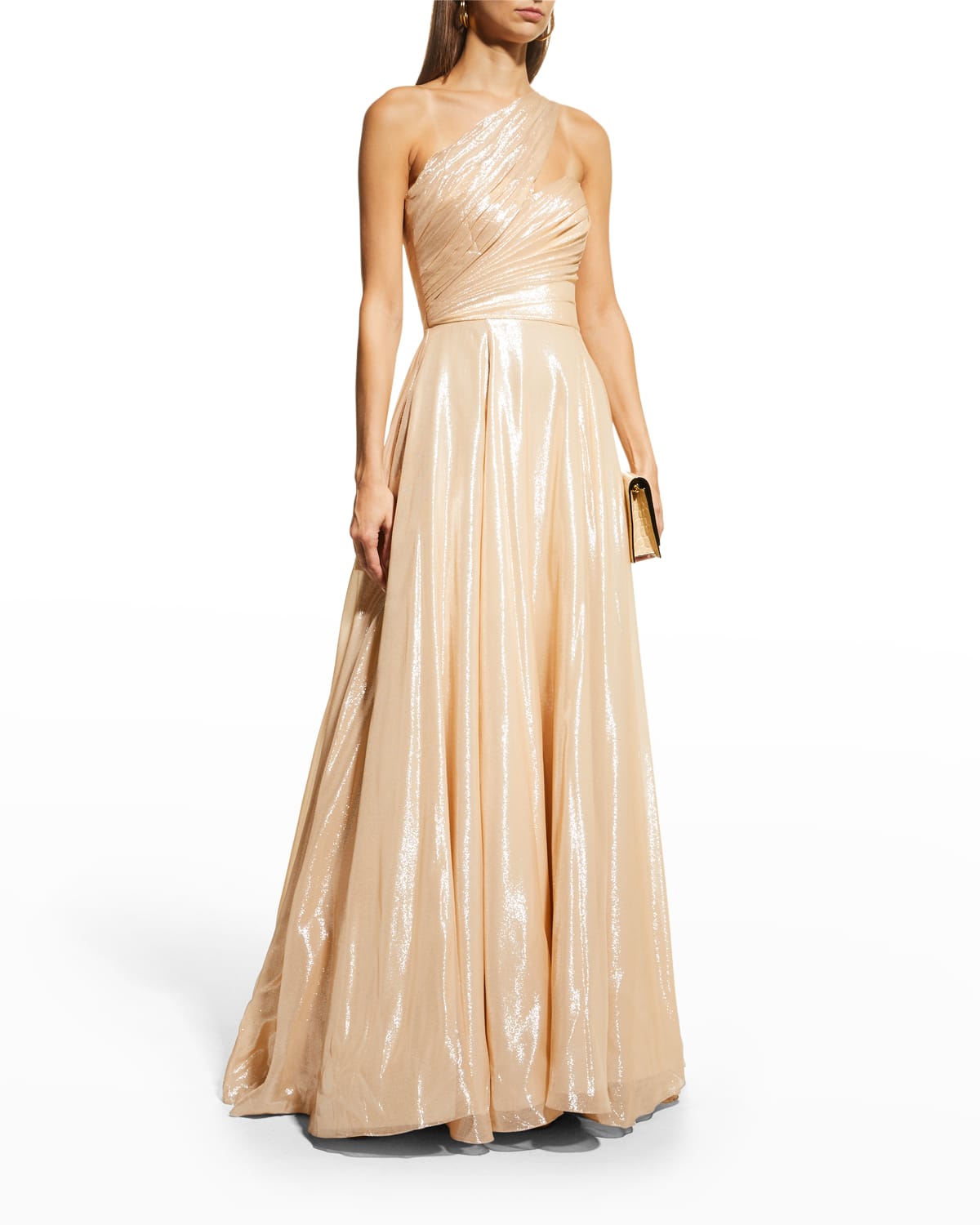 Silk Chiffon Gown | Neiman Marcus