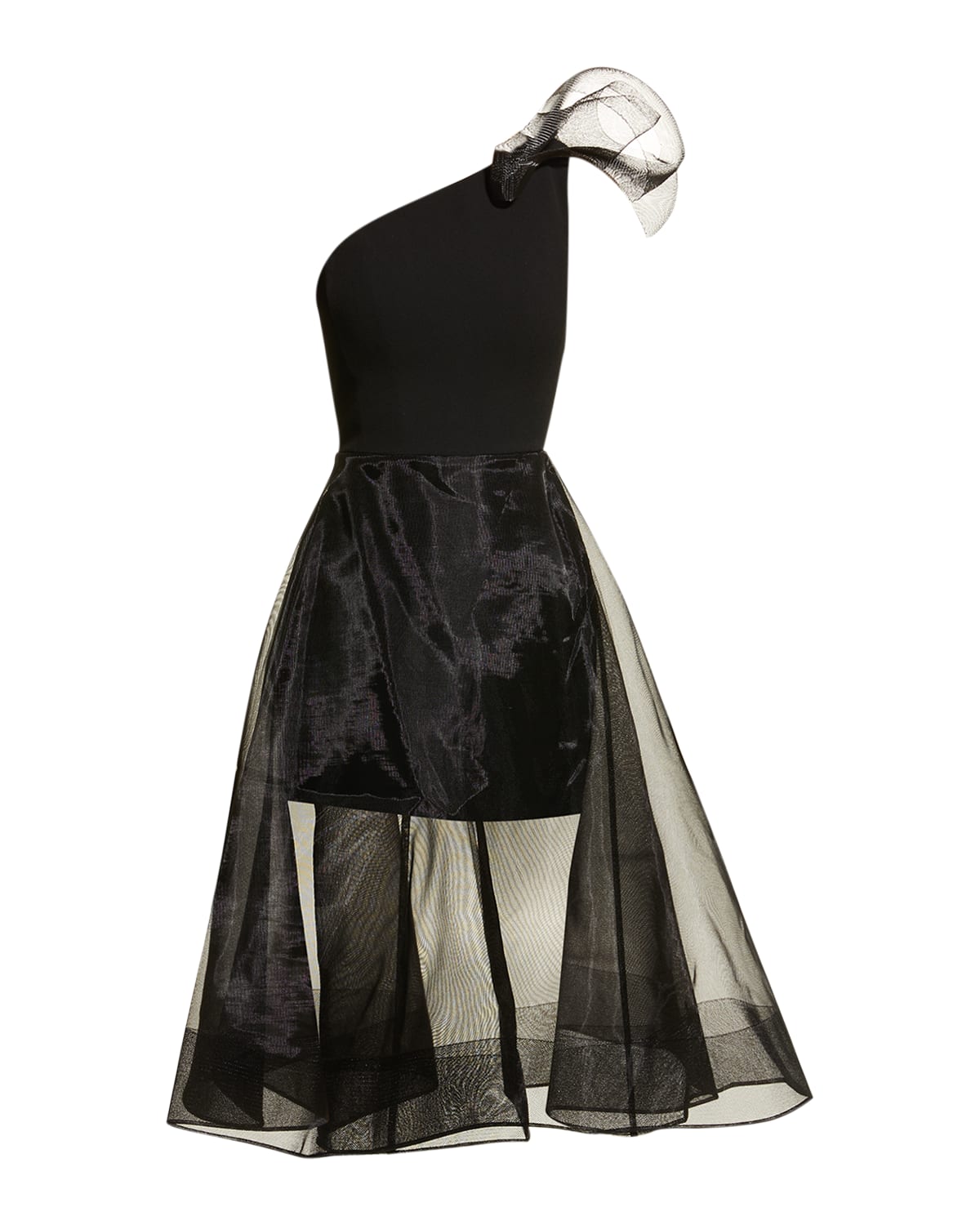 Sheer Cocktail Dress | Neiman Marcus